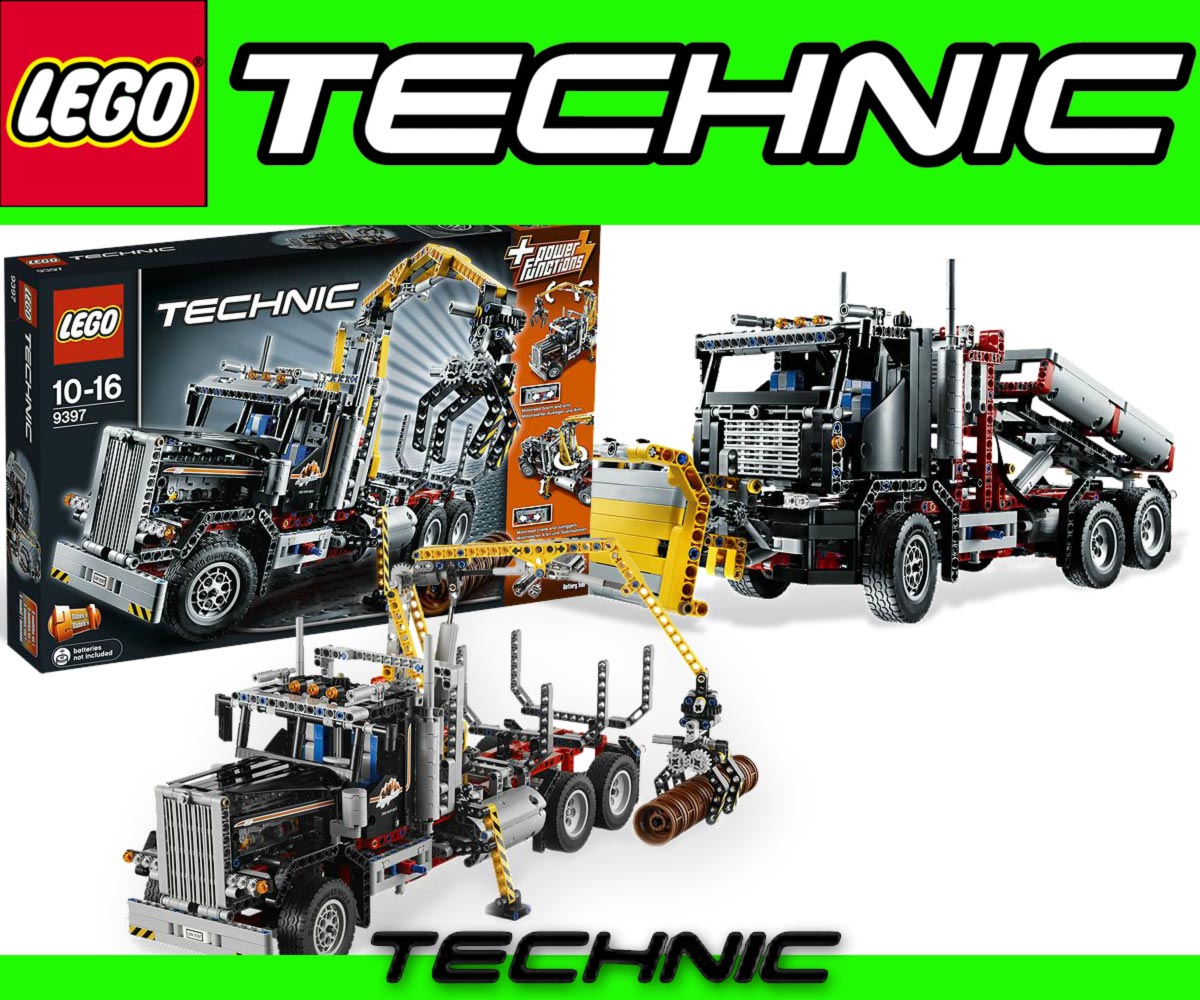 LEGO 9397 Technic 2in1 Big Logging Truck Or Snow Plough New | eBay